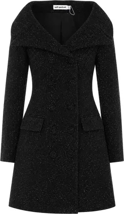 Self Portrait Kurzes Kleid - Schwarz