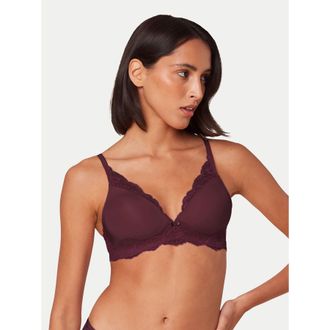 Triumph BH ohne Bügel Amourette Charm 10214457 Dunkelrot