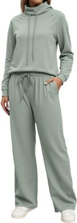 Generic Surv&ecirc;tement Femme Ensemble 2 Pi&egrave;ce Jogging Suit Sport D&eacute;contract&eacute; Ensemble Jogging Couleur Unie Sportswear f18