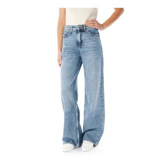 Lee Femme, Jeans, Bleu, Taille: W28 L33 Stella Wide Leg Jeans
