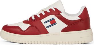 Tommy Jeans Damen Chunky Sole Sneaker Schuhe, Rot (Magma Red), 38