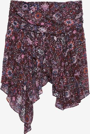 Isabel Marant Jupe Berenicia - Femme - Prune - Taille 34 - Marant &Eacute;toile