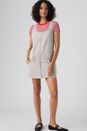 Levi's Mini Zip Dress - Femme - Gris / Pebbled Path Jort - XS