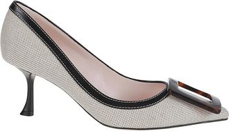 Roger Vivier Femme, Chaussures, Beige, Taille: 36 EU Viv in the City Pump