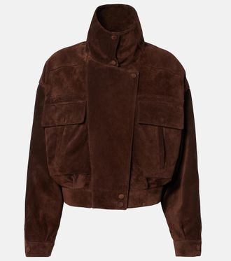 Saint Laurent Veste en daim
