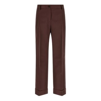 Alberto Biani Femme, Pantalons, Brun, Taille: 42 FR Charlie Pantalons