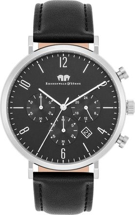 Rhodenwald & S&ouml;hne Uhren - Herren Armbanduhr Arakon Echtleder - Gr. unisize - in Silber - f&uuml;r Damen