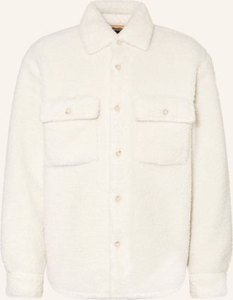 HUGO BOSS Teddyfell-Overjacket Owen weiss