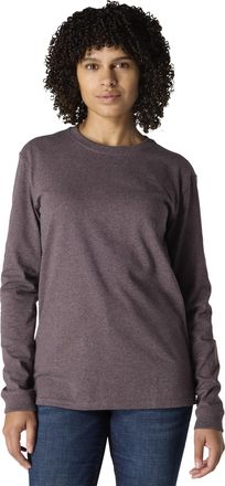 Carhartt Work in Progress Damen Loose Fit Heavyweight Long Sleeve Graphic K231 Workwear Langarm-T-Shirt mit Logo, Normale Größen, BlackBerry Heather, X-Klein