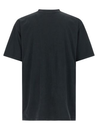 Balenciaga Mens Black Cotton T-Shirt
