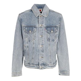 Icecream Running Dog Denim Trucker Jacke - - Jackets - Herren - Blau - M