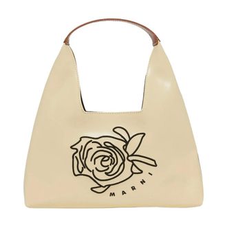 Marni Femme, Sacs, Beige, Taille: ONE Size Diamond Handbag