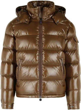 Moncler Blouson Rembourr&eacute; - Marron