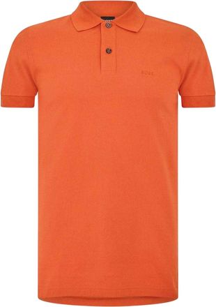 HUGO BOSS Firenze Poloshirt f&uuml;r Herren, Baumwolle (Dunkel-Orange)