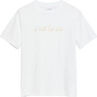 Comma Kurzarmshirt T-Shirt Artwork T-Shirt