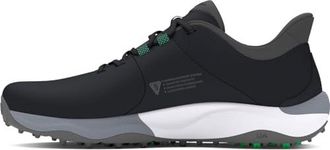 Under Armour Drive Pro Chaussures de golf larges sans crampons pour homme, (002) Noir/Noir/Gris Titan, 11.5 Wide