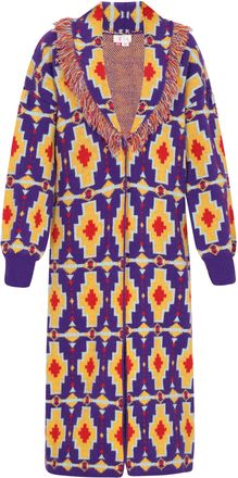 Izia Strickjacke Frauen violett mehrfarbig