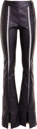 Roberto Cavalli Lederhose - Schwarz