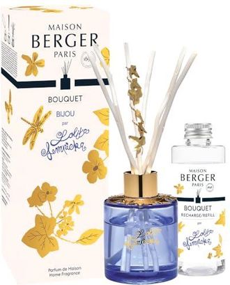 Maison Berger Duftbaum Lolita Lempicka Parma Duftspender für Haus + 6 Zweige aus Weide, 100% pflanzlich langanhaltend, weich und kontinuierlich