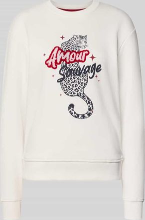 Christian Berg Sweatshirt mit Motiv-Print und Rundhalsausschnitt