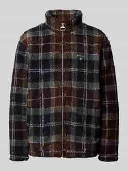 Barbour Regular Fit Fleecejacke mit Stehkragen Modell TARTAN