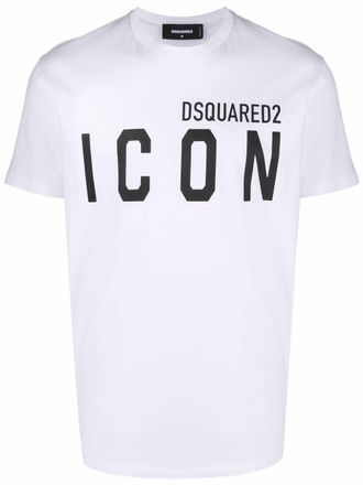 Dsquared2 t-shirt Icon à logo - Blanc