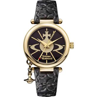 Vivienne Westwood Uhr - Quarzuhr Orb II - Gr. unisize - in Schwarz - f&uuml;r Damen