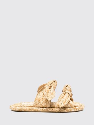 Zimmermann Carousel Flache Pantoletten aus Raffia mit Knotendetail