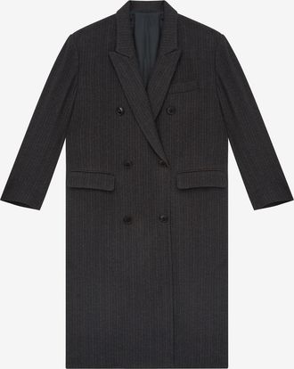 Isabel Marant Manteau Lexana - Femme - Nuit - Taille 34 - Marant &Eacute;toile