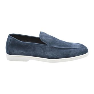 Doucal's Homme, Chaussures, Bleu, Taille: 43 EU Suede Mocassins