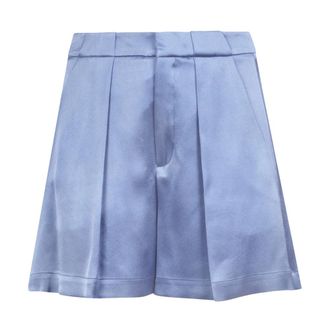 Alysi Raso Shorts mit Frontverschluss - - Shorts - Damen - Blau - S