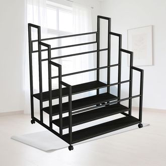 Generic Aufbewahrungsregal for Yogamatten, Yogamatten-Aufbewahrungsregal, bodenstehend mit abschlie&szlig;barem Metallgeh&auml;use mit gro&szlig;em Fassungsverm&ouml;gen for Kurzha