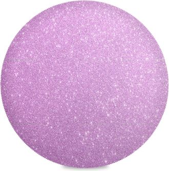 Generic Platzsets, waschbar, rutschfest, rund, abwischbar, 6 St&uuml;ck, Lavendel, Lila, Glitzer, dekorativ, Esstisch, Teller, Matte, 39,1 cm