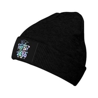 Generic &Eacute;pais Bonnet Tricot&eacute;, Mon dernier Premier Jour de terminale, 2030, Extensible Casquette Tricot&eacute;, Tricoter Chapeau pour Cyclisme, Femme, Sports
