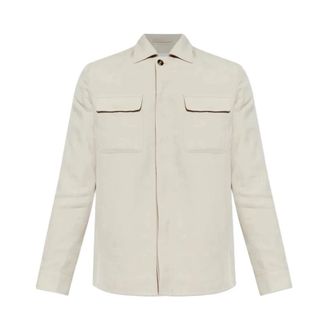 Eleventy Jackets - - Shirts - Herren - Beige - 3XL