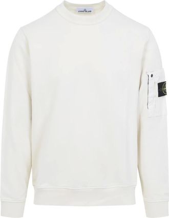 Stone Island Homme, Sweatshirts et sweats &agrave; capuche, Beige, Taille: XL Crew Neck SweaT-shirt
