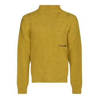 Marni Virgin Wool Turtleneck Sweater - Homme - Pulls - Jaune - Taille: M