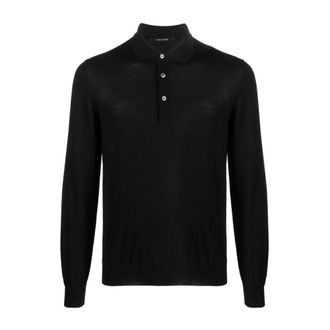 Tagliatore Polo - - Knitwear - Herren - Schwarzk - 2XL