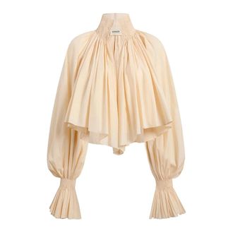 Khaite Damen, Blusen & Hemden, Beige, MGr&ouml;&szlig;e