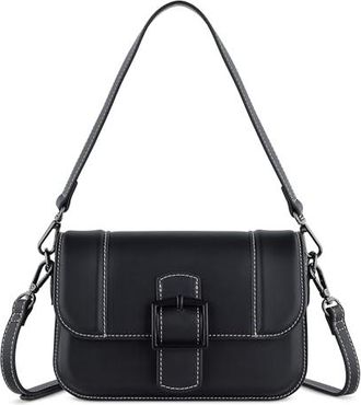 Bugatti Zita Sac &agrave; bandouli&egrave;re avec rabat et deux bandouli&egrave;res interchangeables, noir