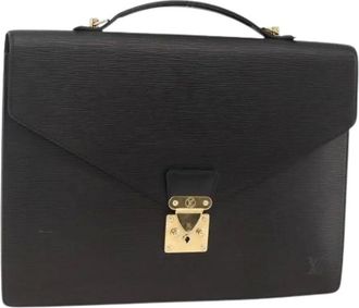Louis Vuitton unisex, Pre-owned, Noir, Taille: ONE Size Pre-owned Epi Briefcase