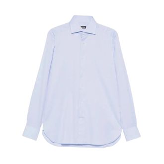 Ermenegildo Zegna Langarm-Anzughemd - - Shirts - Herren - Blau - XL