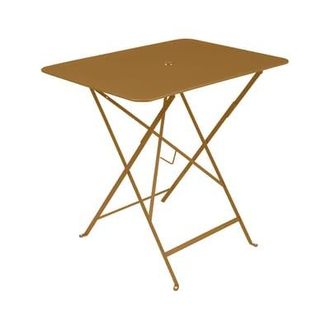 Fermob Table rectangulaire Bistro - Jaune - Acier laqué - Designer Studio Fermob