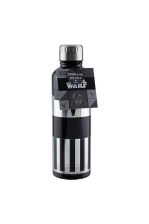 Star Wars Isolierflasche Star Wars, Schwarz, Metall, 23.8x7x7 cm, Schraubverschluss, h&auml;lt warm, kalt, Kaffee & Tee, Kannen, Thermoskannen