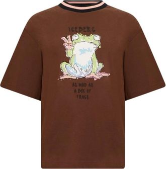 Iceberg T-Shirts - - Tops - Damen - Braun - M