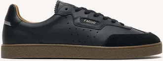 Faguo Baskets en cuir noires