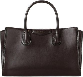 Givenchy Small Antigona Catchall Bag In Shiny Grained Leather