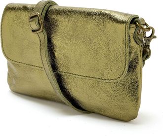 Daxon by - Sac pochette en cuir &agrave; bandouli&egrave;re