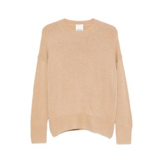 Allude Femme, Pulls, Beige, Taille: 40 FR Pulls &agrave; col rond