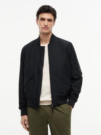 Tommy Hilfiger Bomberjacke TOMMY HILFIGER PACKABLE, Herren, Gr. XXL, schwarz, Web, Obermaterial: 100% Polyester. Futter: 100% Polyester, normal normal, Jacken Bomber